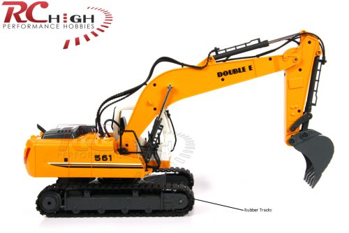 RC excavators with steel buckets and strong servo movement.