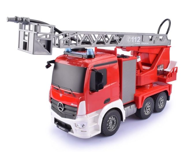 1:20 Scale RTR Mercedes Benz Licensed RC Fire Engine Truck - RC High ...