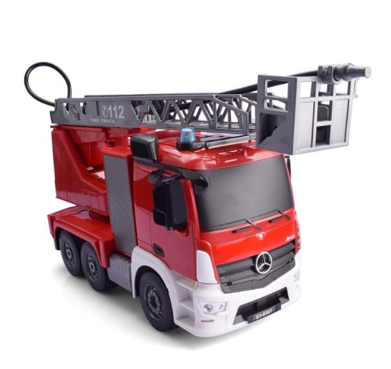 1:20 Scale RTR Mercedes Benz Licensed RC Fire Engine Truck - RC High ...