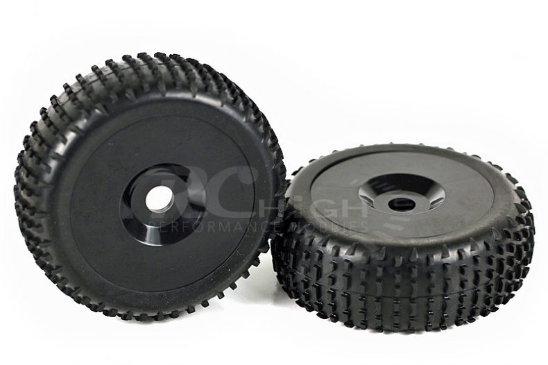 1/8 RC Wheels Complete - 17mm Hex Hub | Set of 2