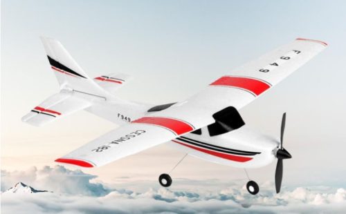 WLtoys F949 3CH 2.4G Cessna 182 RTF RC Airplane W/ 2 Rechargeable ...