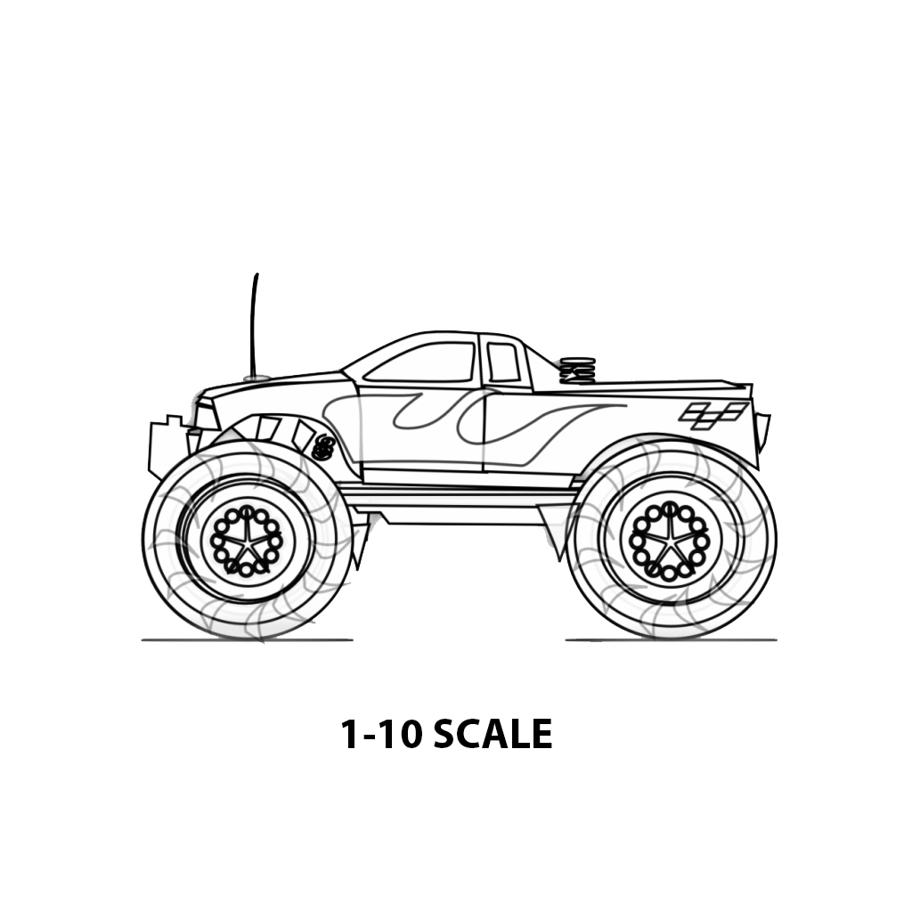 Popular 1/10 Scale Nitro RC Trucks - From RC High Performance Hobbies