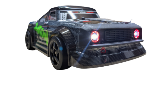 1/16 scale RC drift car RTR model with 2.4GHz radio control.