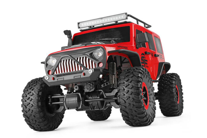 WL Toys 1/10 Electric 4WD RTR RC Rock Crawler - With 2 Rechargeable ...