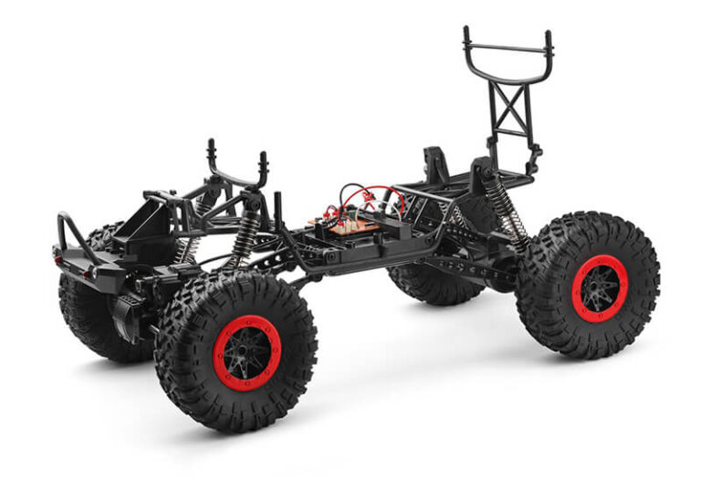 WL Toys 1/10 Electric 4WD RTR RC Rock Crawler - With 2 Rechargeable ...