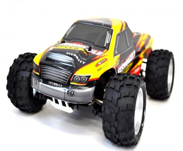WLtoys A979A RC High Speed Car 2.4GHz 2CH 1/18 Scale 4WD Off-road W/ 2 ...