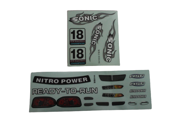 01032 HSP 1/10 Scale Nitro Road Car Body - RC High Performance Hobbies