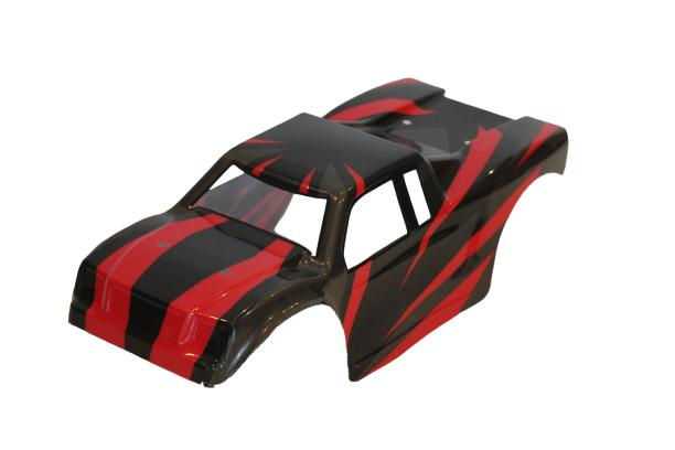 31810R Himoto 1/10 Scale Monster Truck Body with Decals - RC High ...