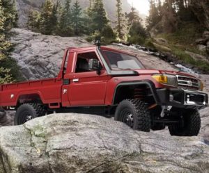 RC Landcruiser LC79 MN82 1/12 RTR scale crawler with 4WD traction.